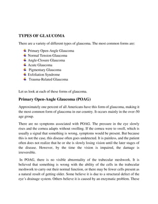 all about glaucoma | PDF