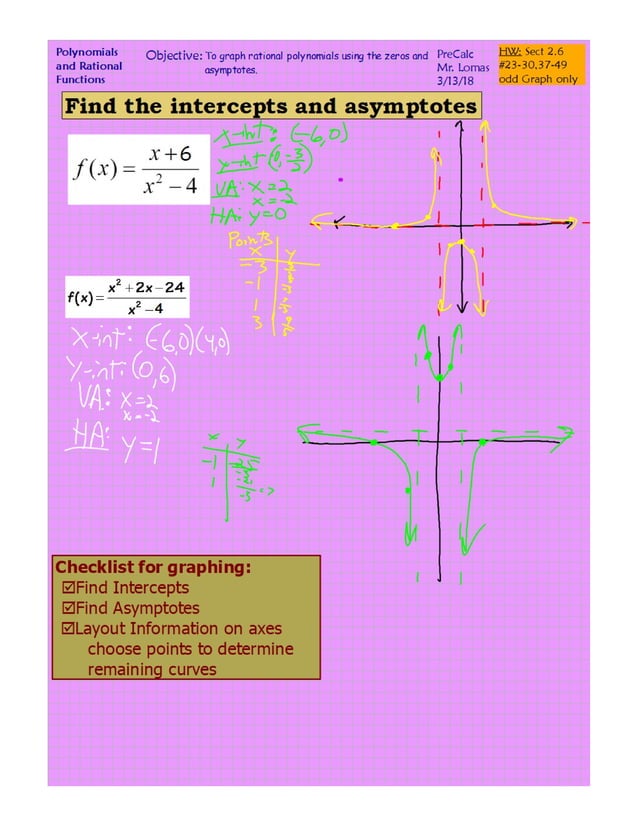 2 6 rational function graphs day 2 | PDF