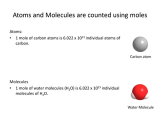 2 6 unit conversion - mole conversions - atom and molecule to mole | PPTX