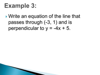 2 6 writing equations in point-slope form | PPTX | Geology | Science