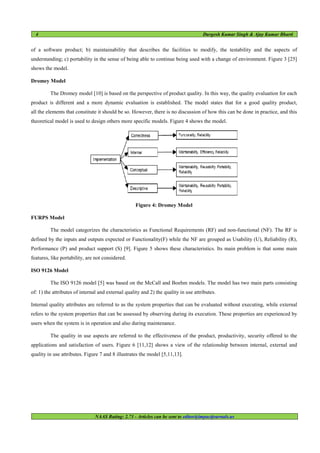 A comparative studies of software quality model for the software product evaluation | PDF