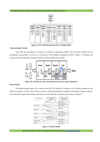 A comparative studies of software quality model for the software product evaluation | PDF