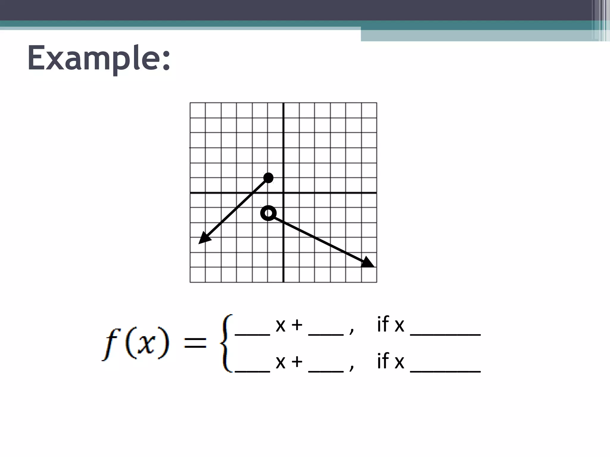 2.7 Piecewise Functions | PPT
