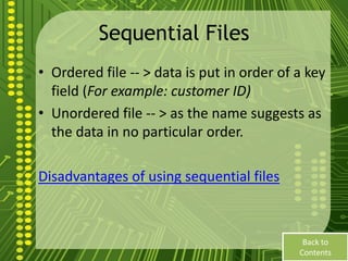 2.7 Use of ICT in Data Management | PPT