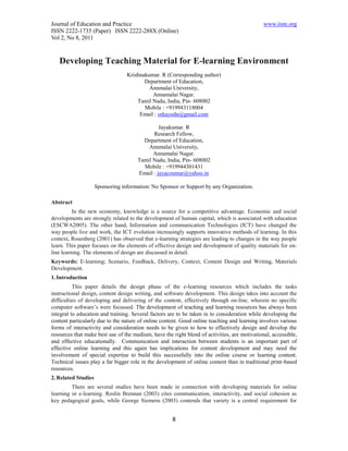 2.[8 12]developing teaching material for e-learning environment | PDF