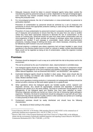 GMP EU annex 4 | PDF