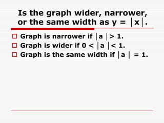 2.8 absolute value functions | PPT