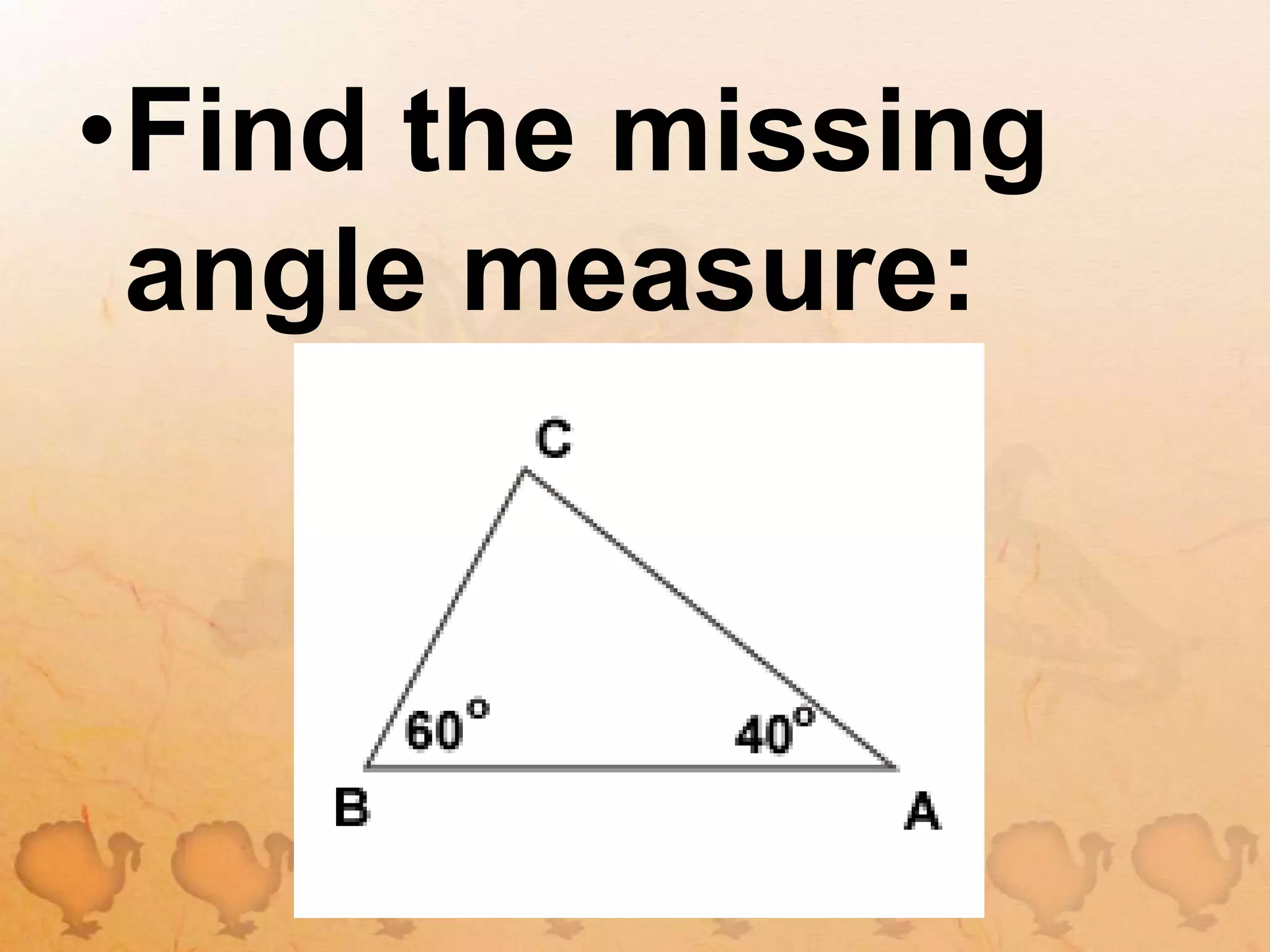 2.8 Find The Missing Angle! | PPTX