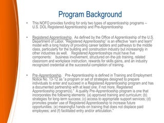 Illinois Apprenticeship Plus ADULT Program NOFO Session | PPTX ...