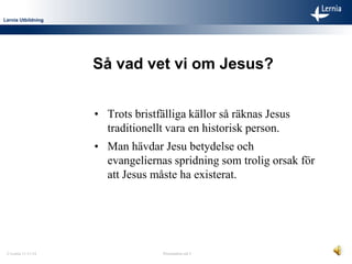 Kristendomens uppkomst och historia | PPSX