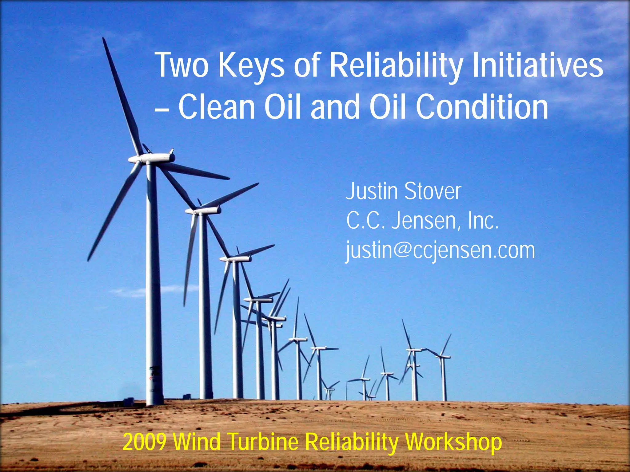 Two Keys of Reliability Initiatives for Wind Turbines | PDF | Water ...
