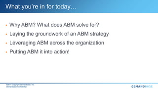 Fundamentals of ABM: Preparing your Organization for ABM Success | PPTX