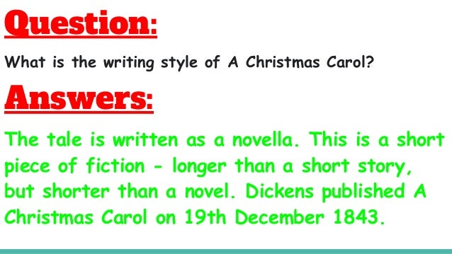 A Christmas Carol- Structure and Narrative | PDF