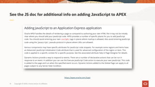 Module 2: Adding JavaScript to APEX Apps | PPT