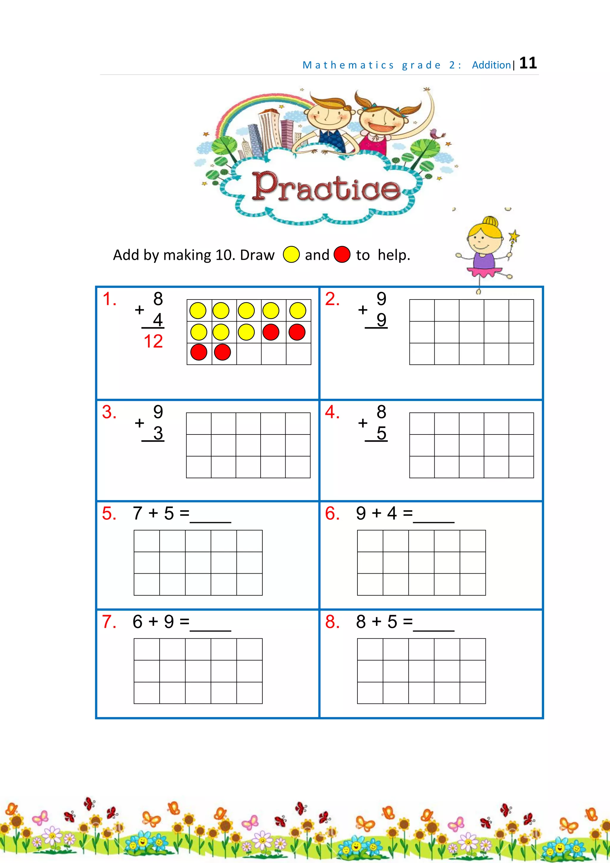 Math-Eng grade 2 addition | PDF