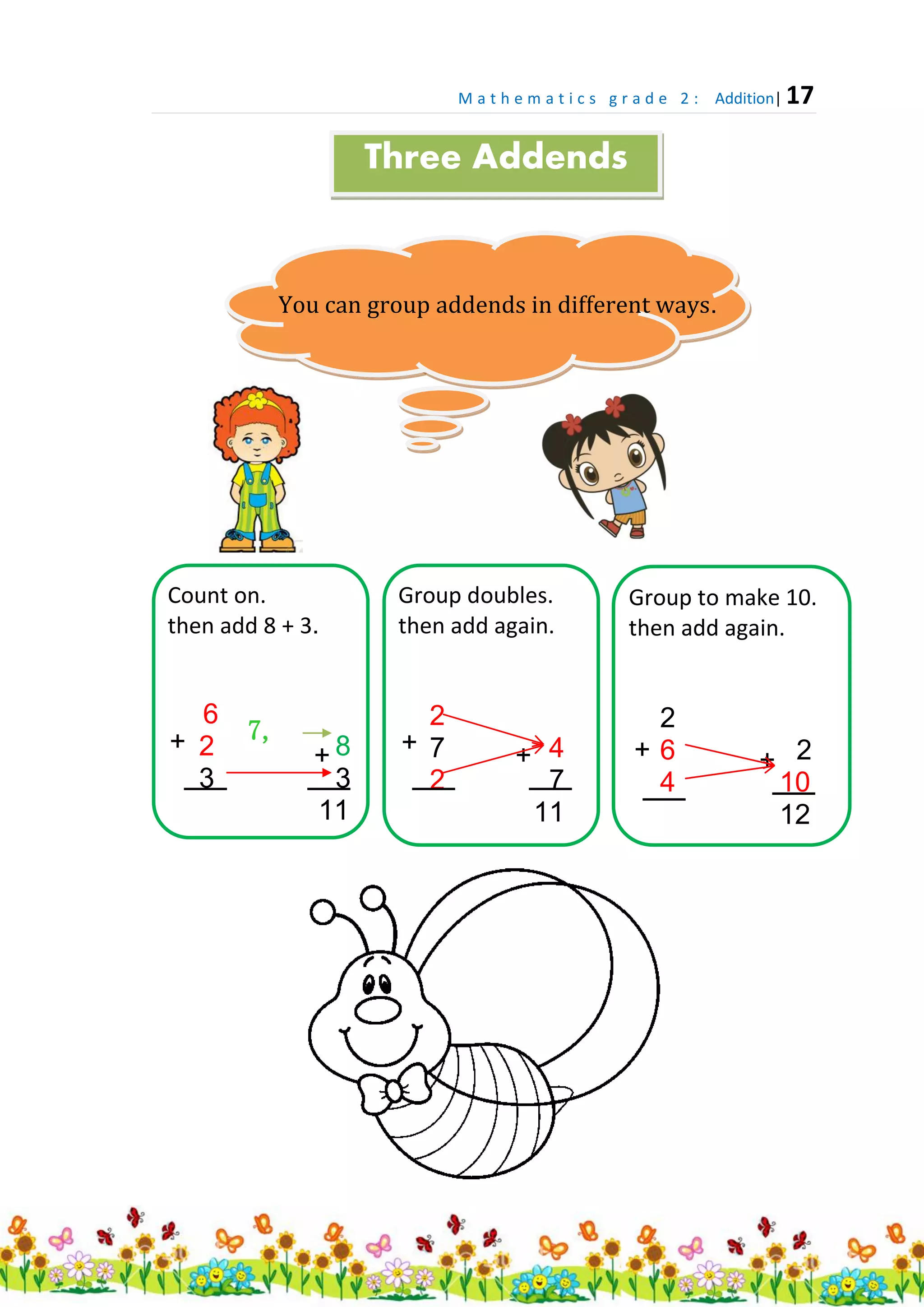 Math-Eng grade 2 addition | PDF