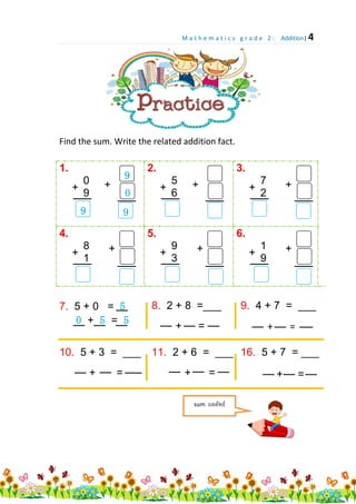 Math-Eng grade 2 addition | PDF