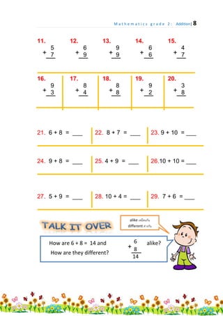 Math-Eng grade 2 addition | PDF