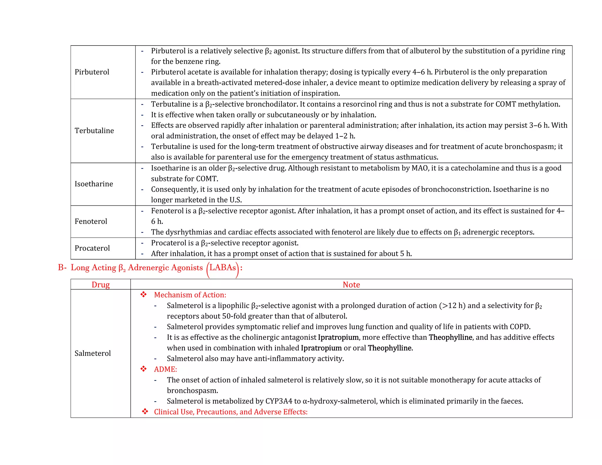 Adrenergic transmission | PDF