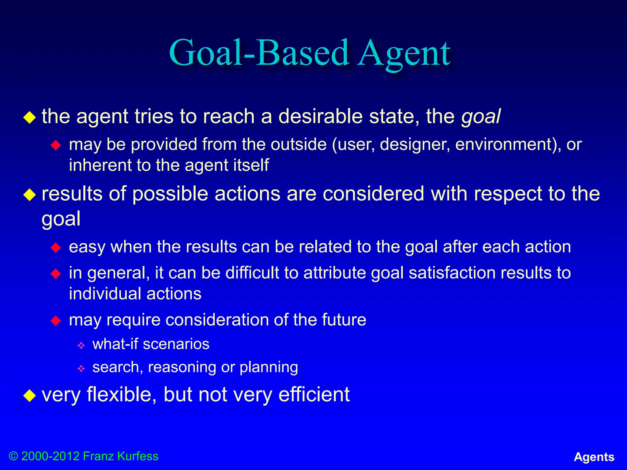 What is Agents, structure of agents, Types of AI Agents. | PPT