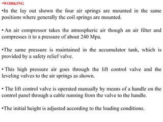 2 air springs and pneumatic | PPT