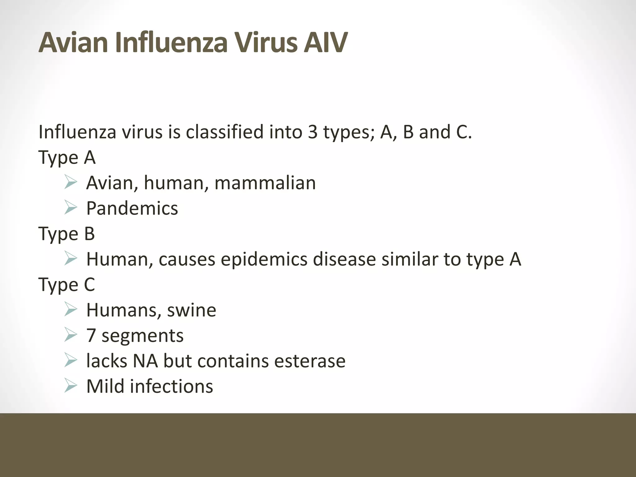 Avian Influenza Virus | PPTX