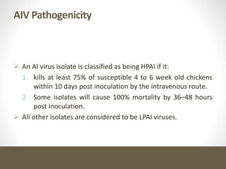 Avian Influenza Virus | PPTX