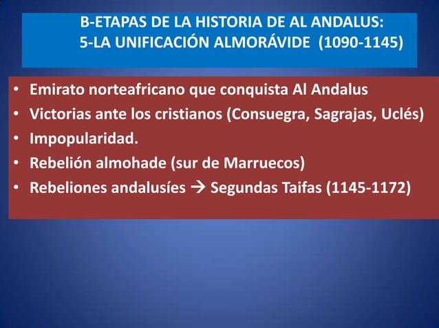 2 al andalus y sus principales etapas | PPT