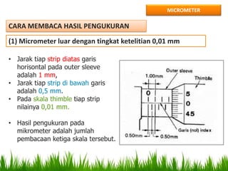 Agung fathony - alat ukur (micrometer) | PPTX