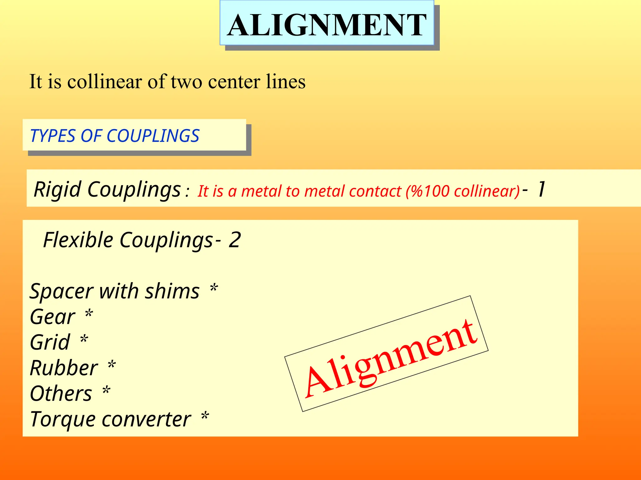 Alignment couplings pumps Alignment couplings .pptgn-coupling.ppt