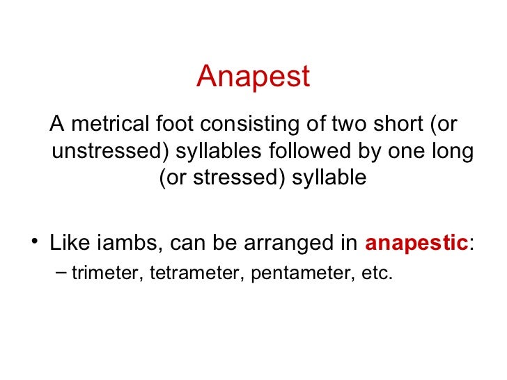 2 alliteration-anapest