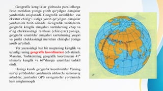 2-amaliy mashg'ulot Geografik koordinata.pptx