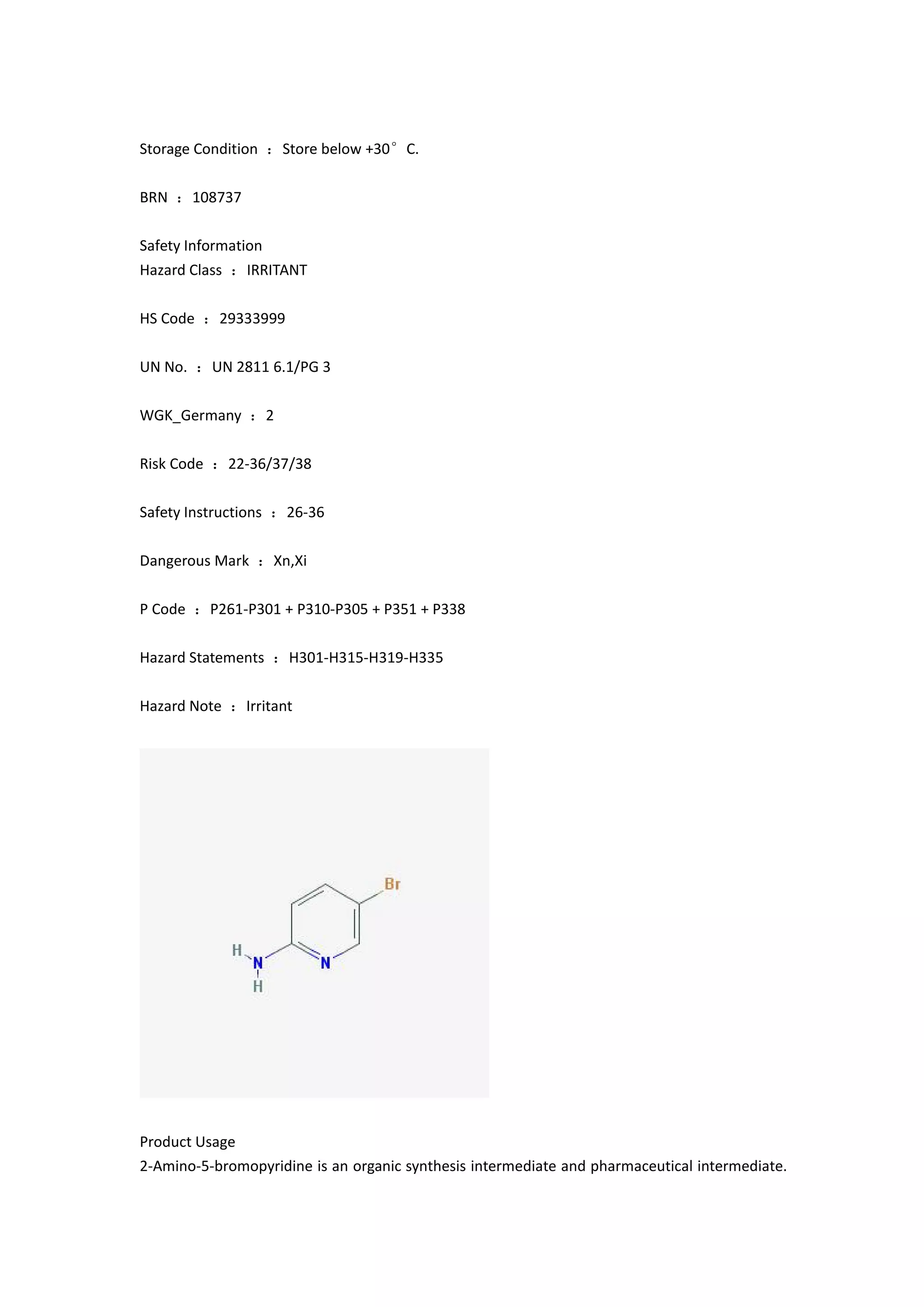 2 amino-5-bromopyridine | PDF