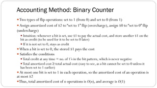 Amortized Analysis in Advanced Data Structure | PDF