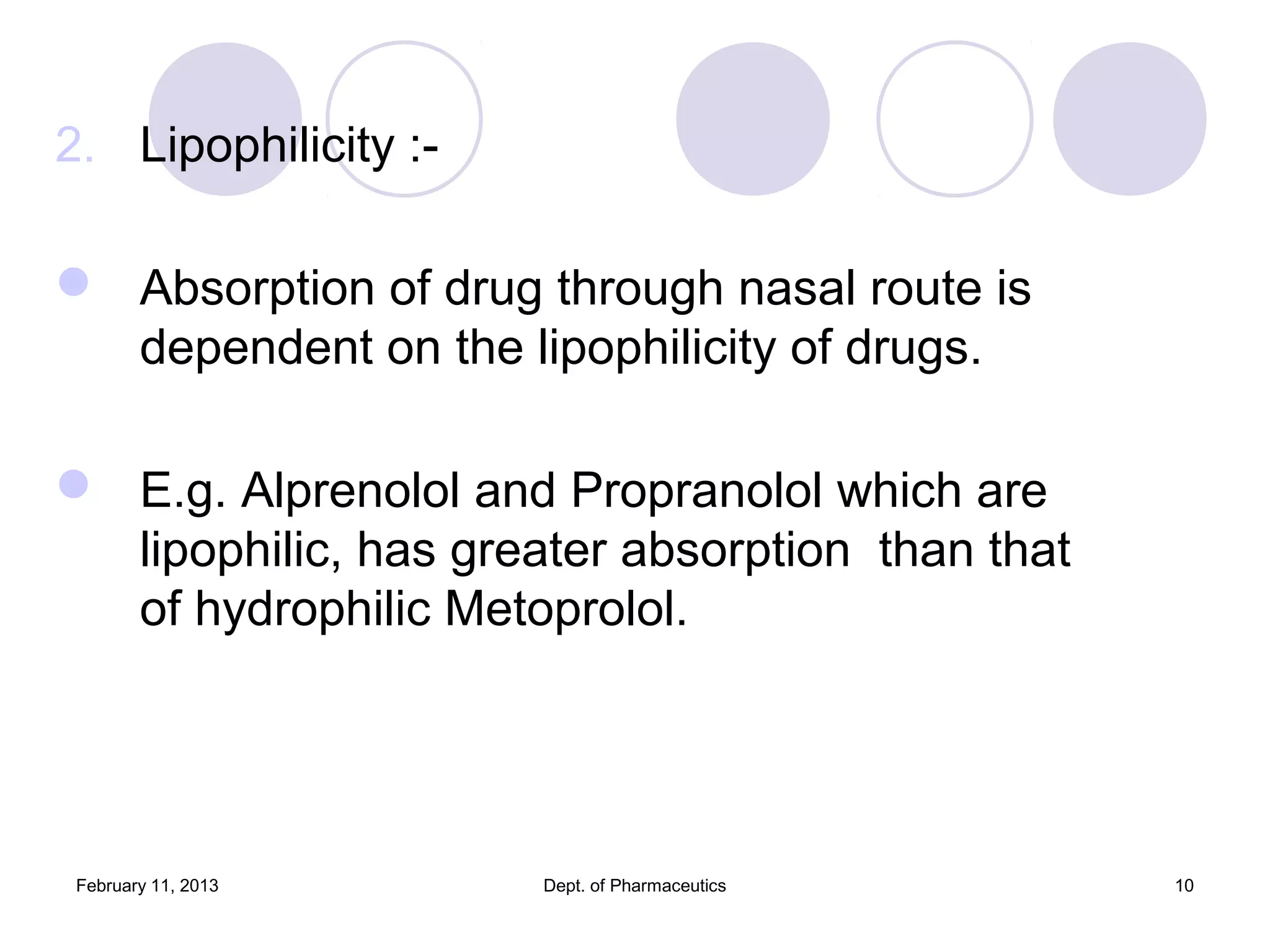 Nasal & Pulmonary Drug Delivery System | PPT
