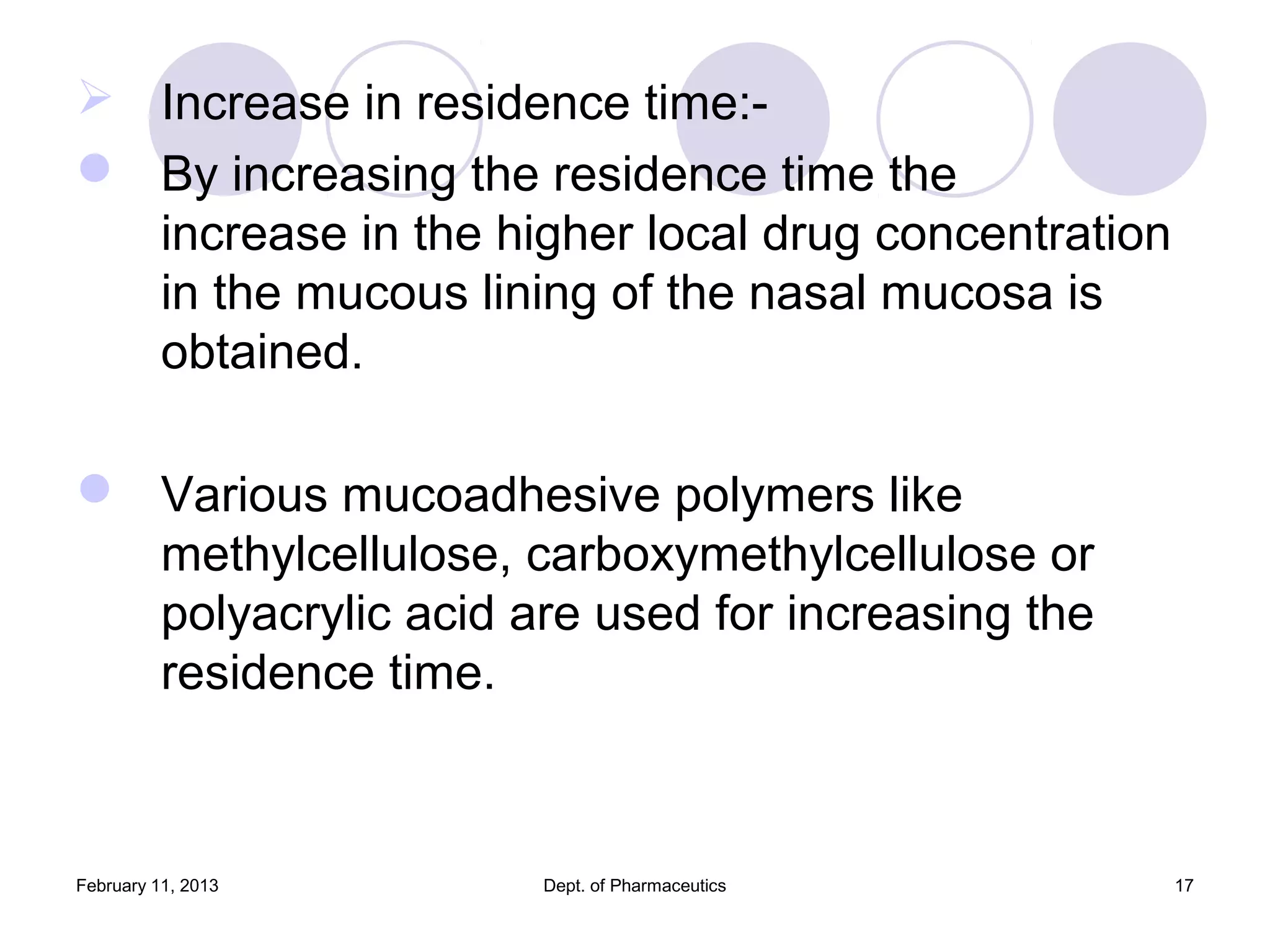 Nasal & Pulmonary Drug Delivery System | PPT
