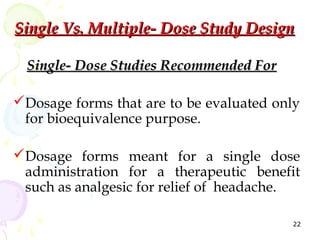 Bioavailability Studies | PPT