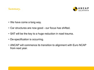 The Australasia NCAP Experience | PPTX | Automotive Industry | Industries