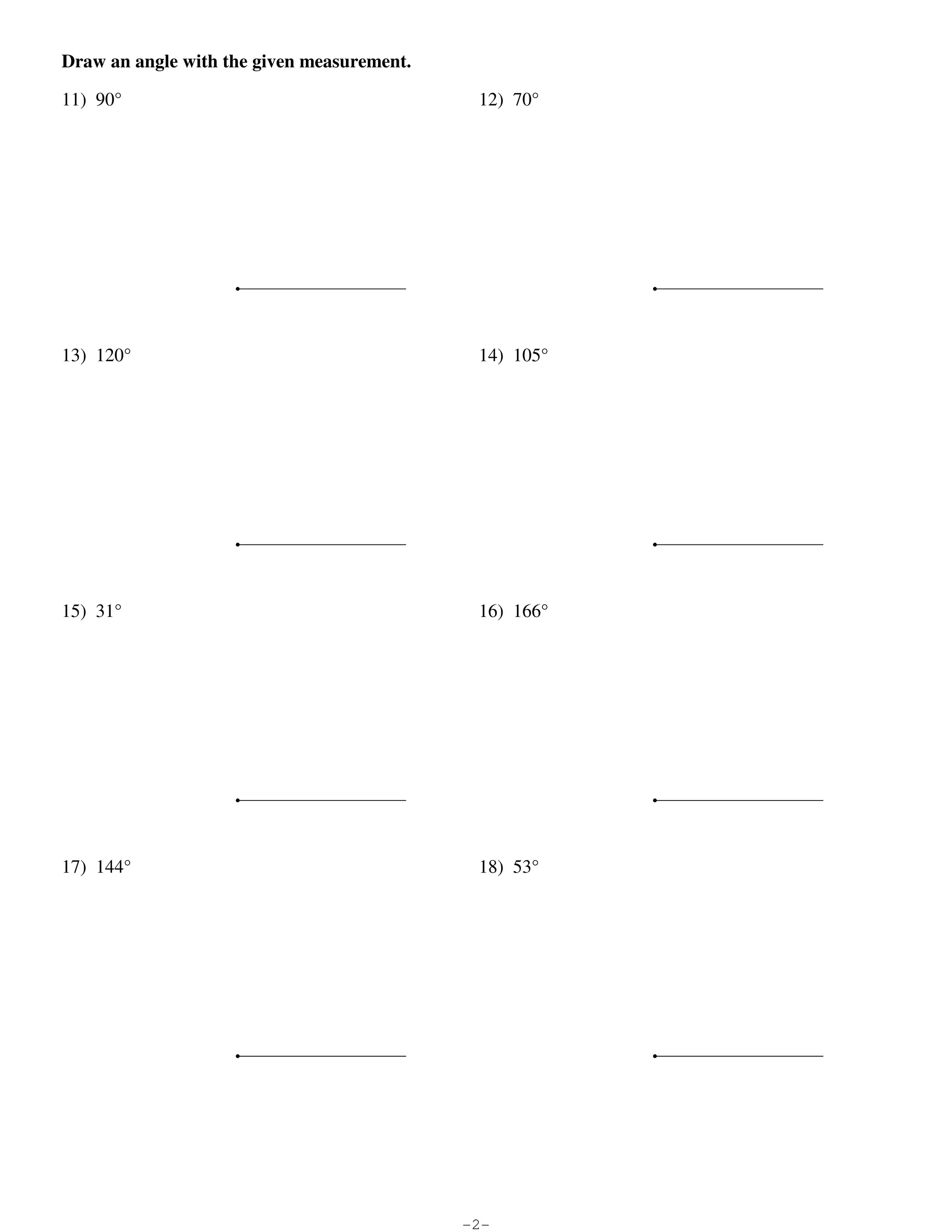 2 angles and their measures | PDF | Physics | Science