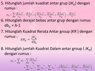 2.anova satu jalur | PPTX