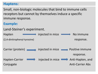 2 antigens, immunogens, epitopes, and haptens | PPTX