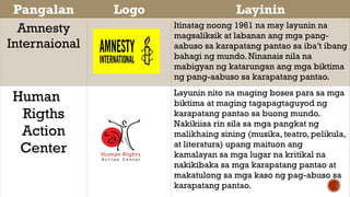 Paglabag sa karapatang pantaoafafasfafasfsa | PPTX