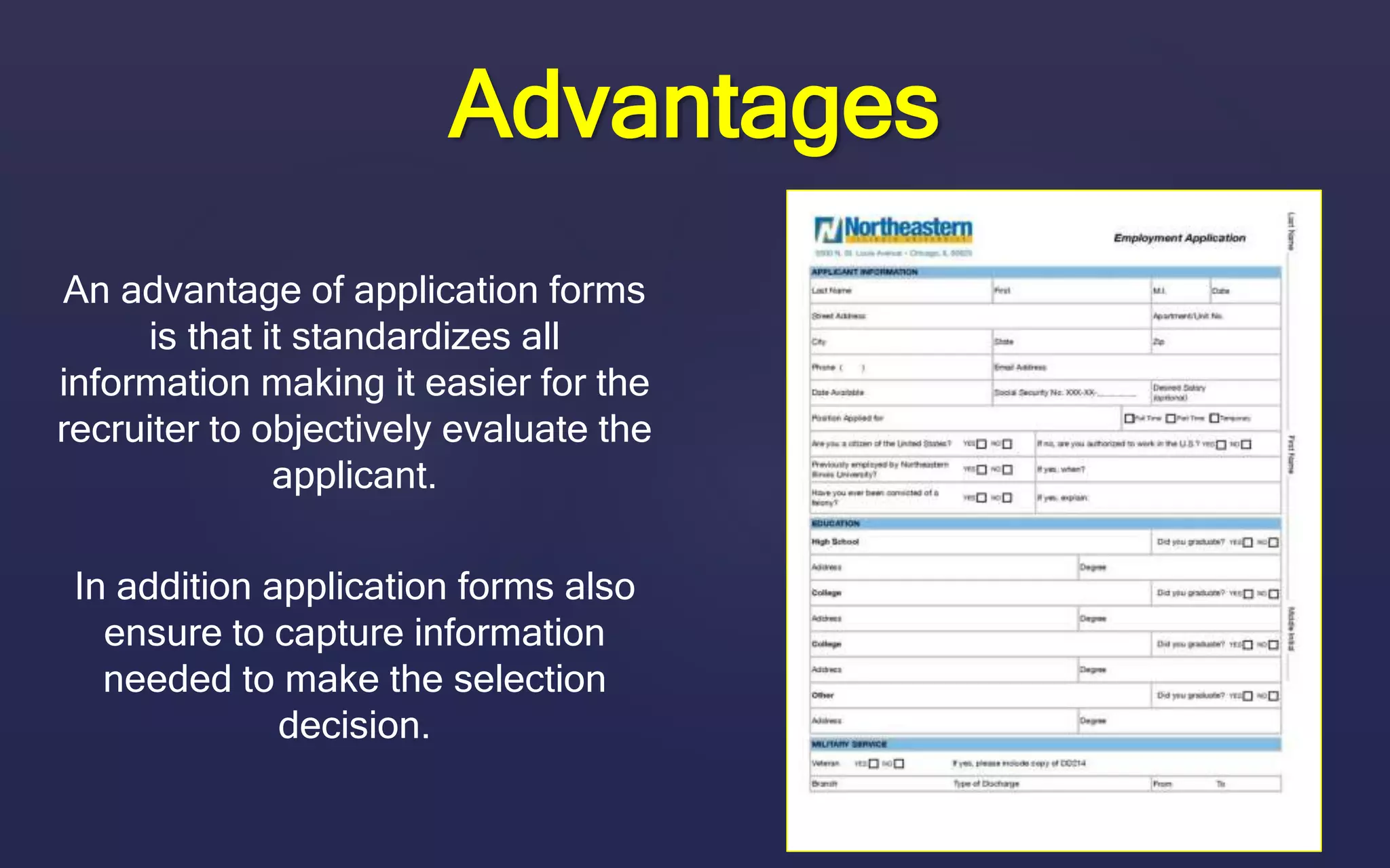 Application Form and Resume Types | PPTX