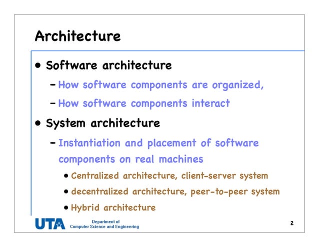chapter 2 architecture | PDF | Computer Networking | Computing
