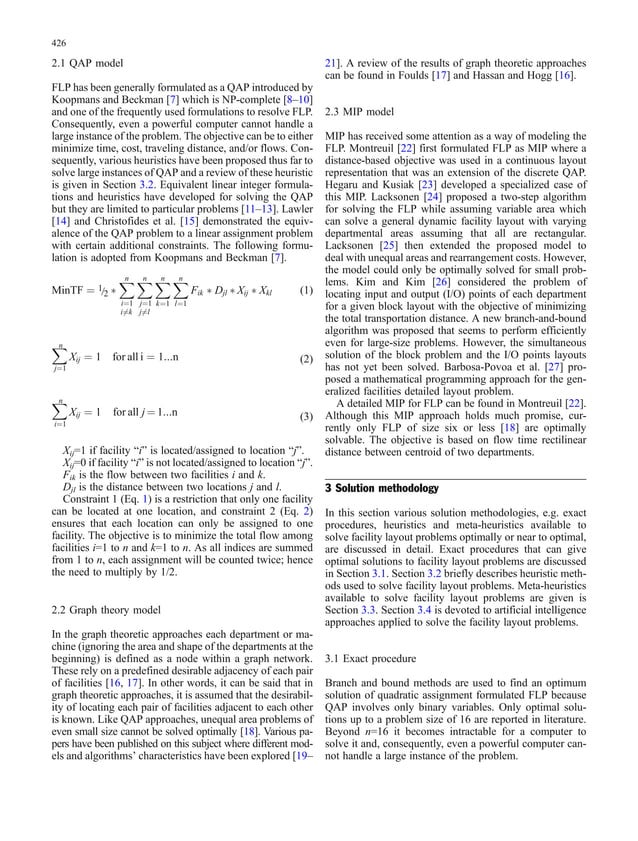 2 a review of different approaches to the facility layout problems | PDF | Computer Software and ...