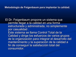 2. armand feigenbaum | PPT
