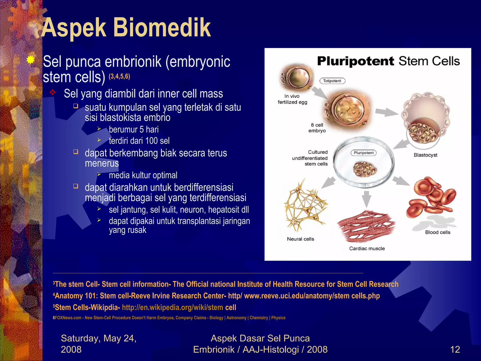2 aspek dasar sel punca | PPT