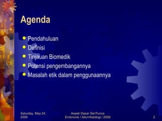 2 aspek dasar sel punca | PPT