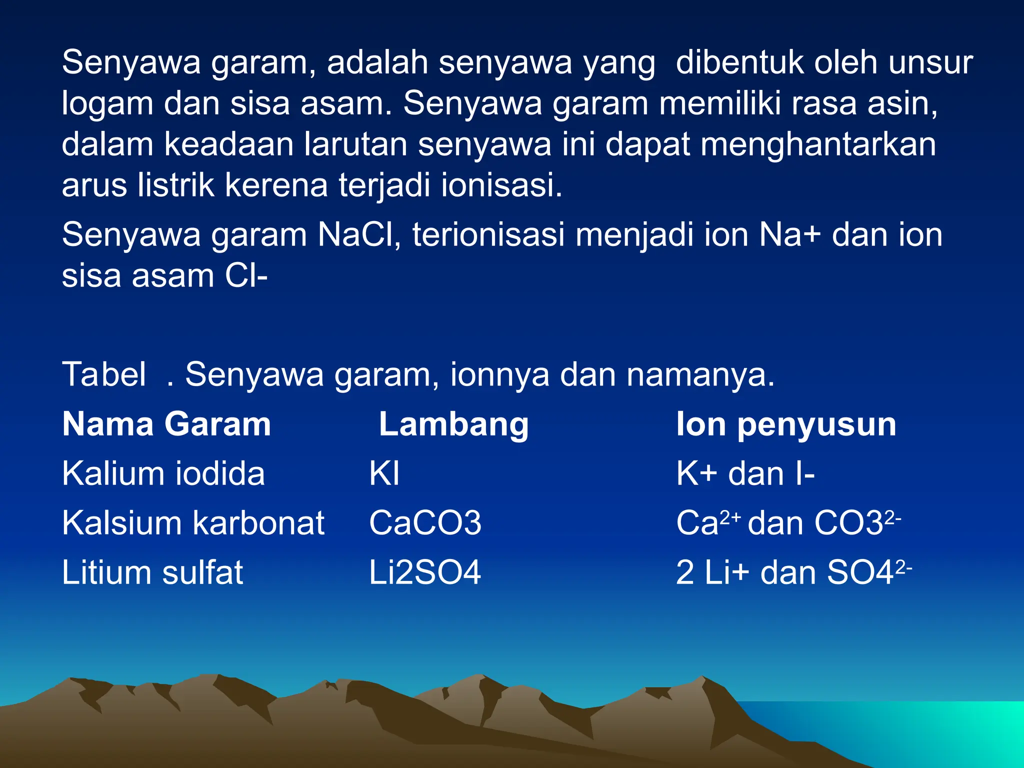 Atom, ion, dan molekul di alam sekitar kita | PPT