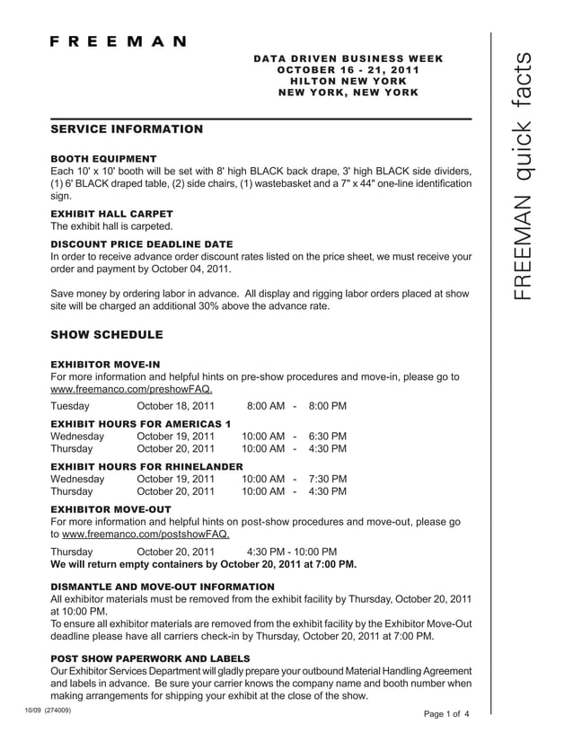 2. attachment 1 freeman quick facts and order forms | PDF
